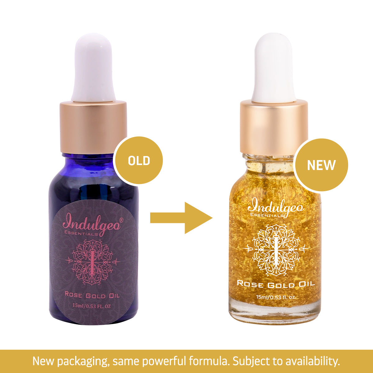 Rose Gold Face Oil | 24K Gold-Infused Primer – Indulgeo Essentials